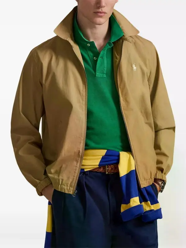 Polo Ralph Lauren Zip-up Harrington Jacket - Neutrals