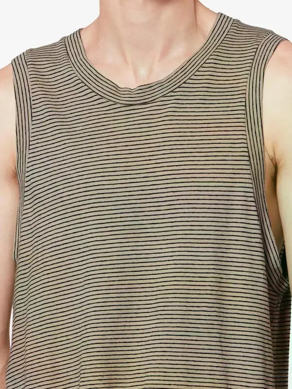 MARANT Dervins Vest Striped Sleeveless Top