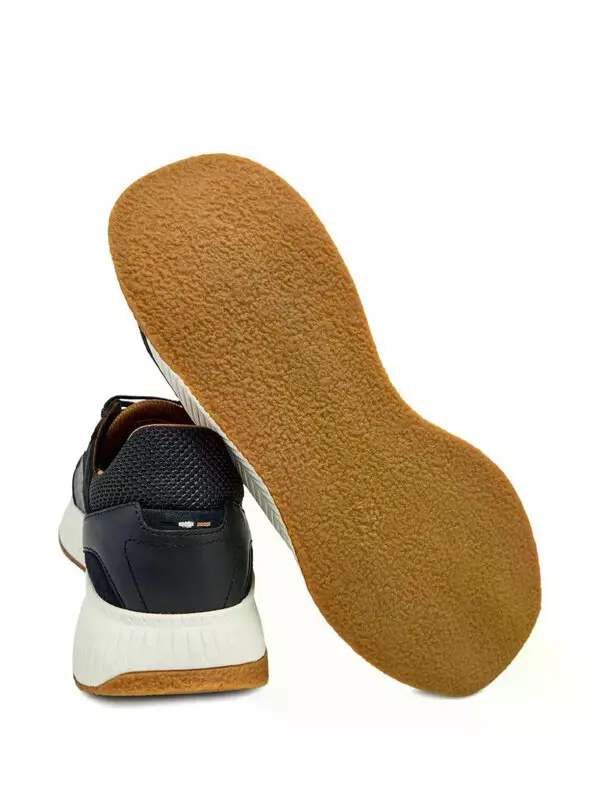 BOSS Leather And Suede Trainers