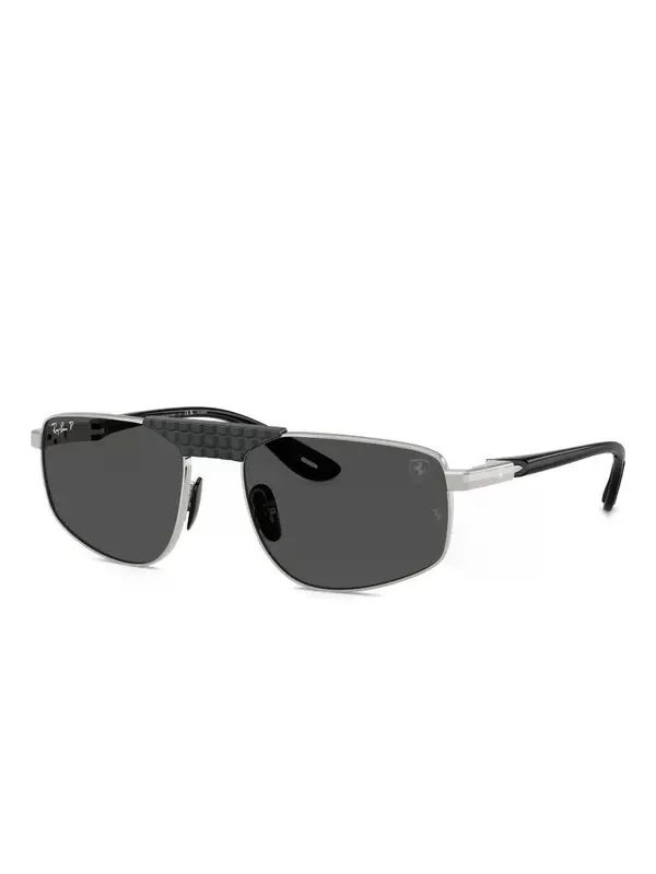 Ray-ban Textured Geometric Sunglasses - Silver