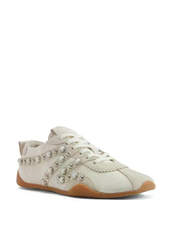 GIUSEPPE ZANOTTI Embellished Lace-up Sneakers