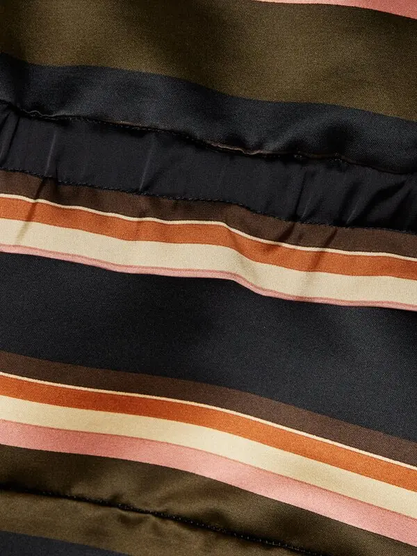 Sacai Striped Crepe Top