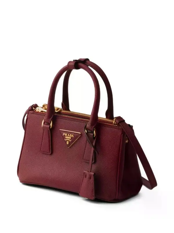 Prada Mini Galleria Tote Bag - Red