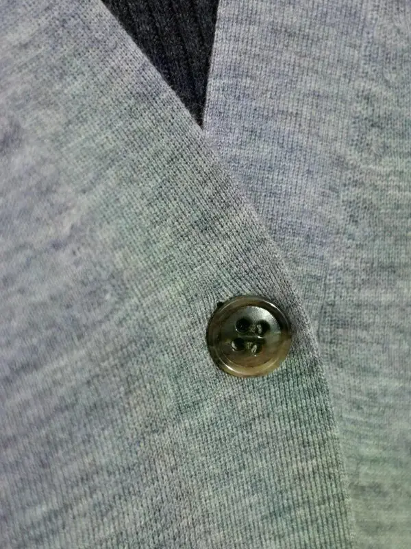 LISA YANG Buttoned V-neck Cardigan - Grey