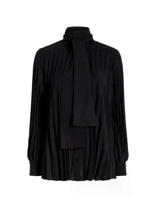 Proenza Schouler Soomin Neck-tie Blouse