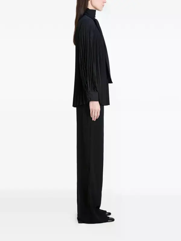 Proenza Schouler Soomin Neck-tie Blouse