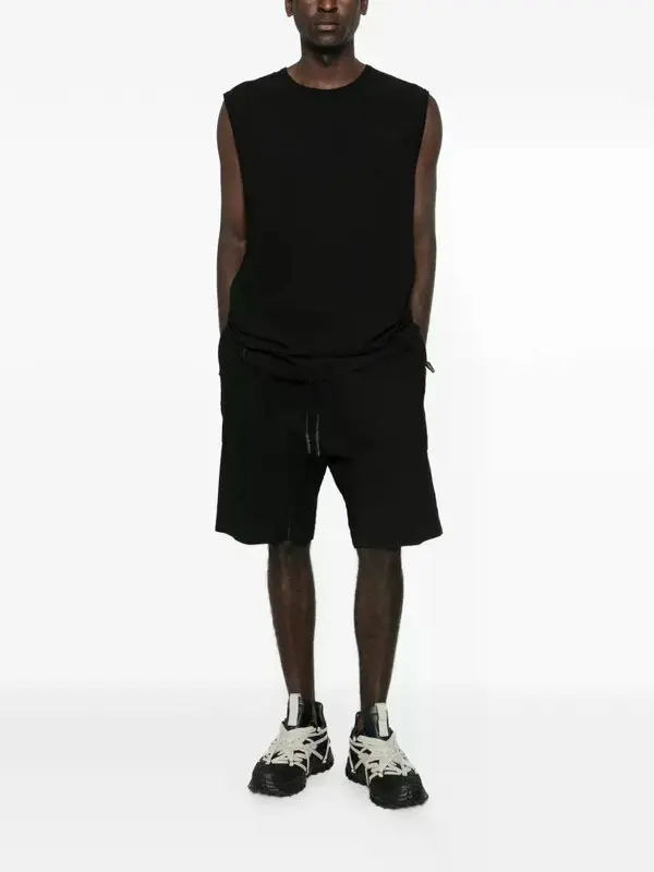 ISAAC SELLAM EXPERIENCE Sleeveless Top With Frayed Hem