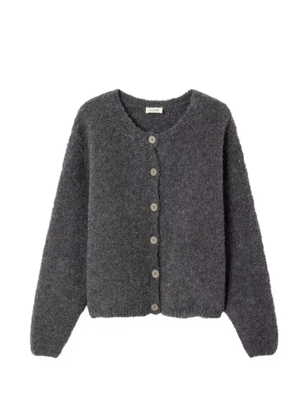 American Vintage Zolly Round-neck Cardigan - Grey