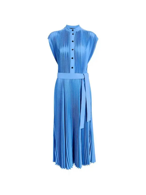Proenza Schouler Pleated Midi Dress - Blue