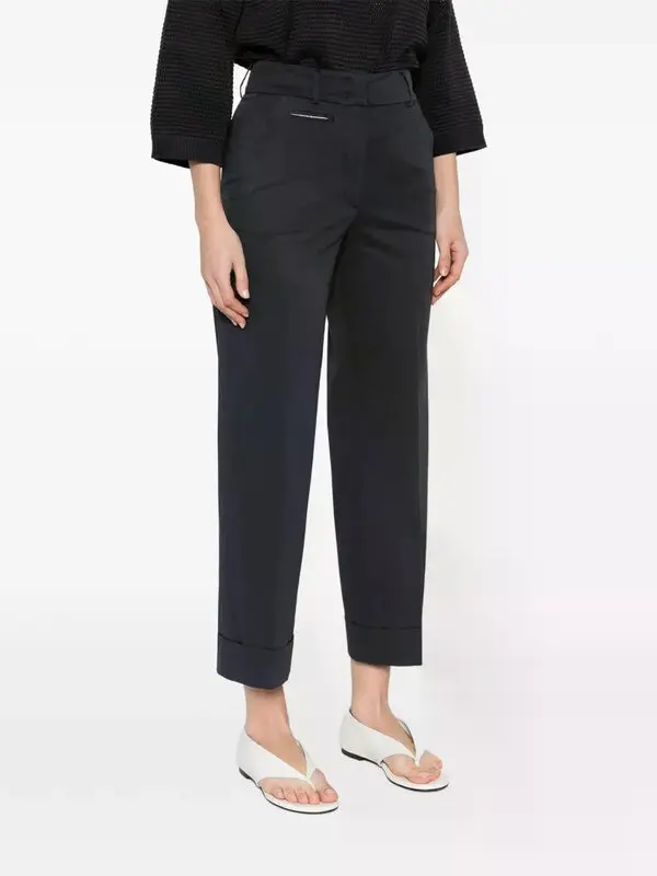 Peserico Tailored Cuffed Trousers