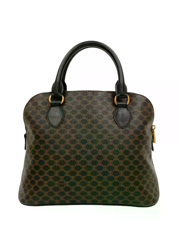 Celine Macadam Coated Canvas Dome Handbag