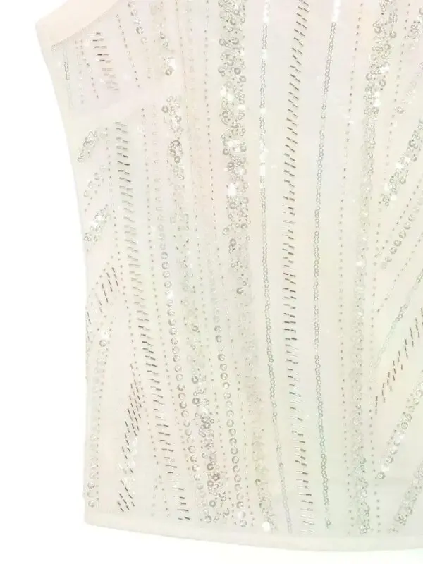Patrizia Pepe Embroidered Sleeveless Top
