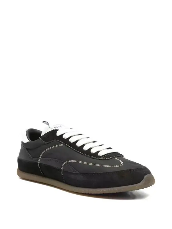 Alexander McQueen Panelled Lace-up Sneakers - Black