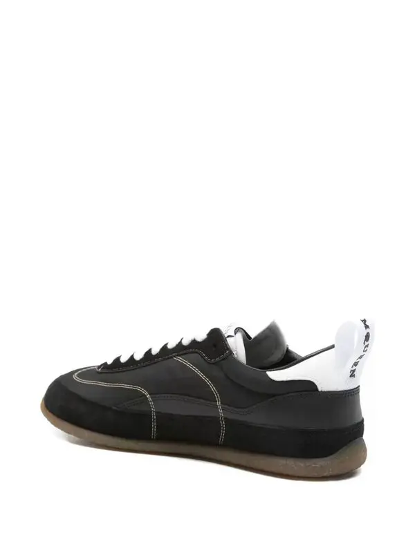 Alexander McQueen Panelled Lace-up Sneakers - Black