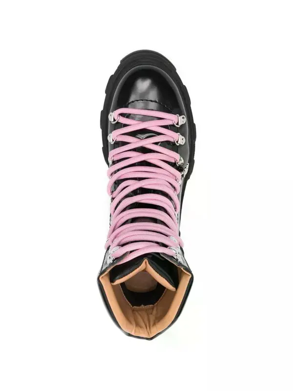 GANNI Chunky Sole Combat Boots