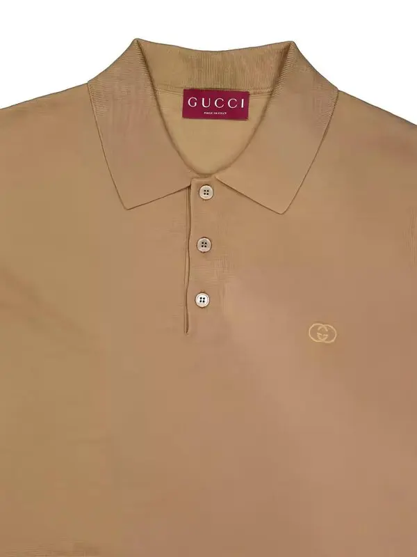 Gucci Logo-embroidered Polo Shirt