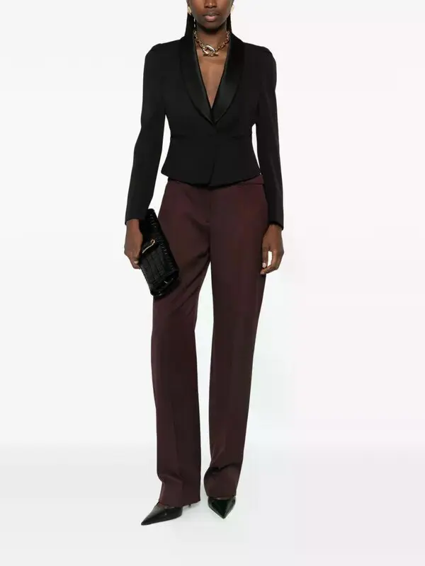 Alexander McQueen Shawl-lapel Fitted Blazer