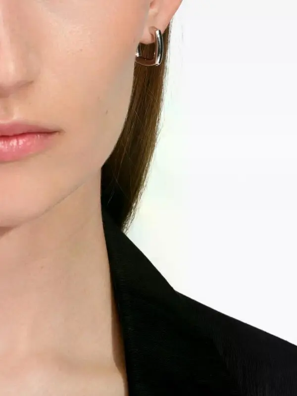 Tom Wood Metal Hoops Earrings - Silver