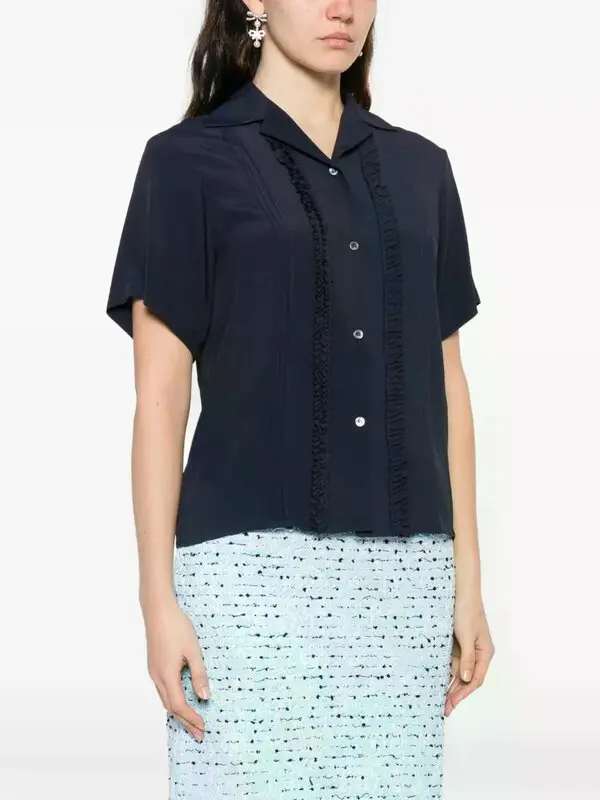 N°21 Buttoned Trim Shirt - Blue