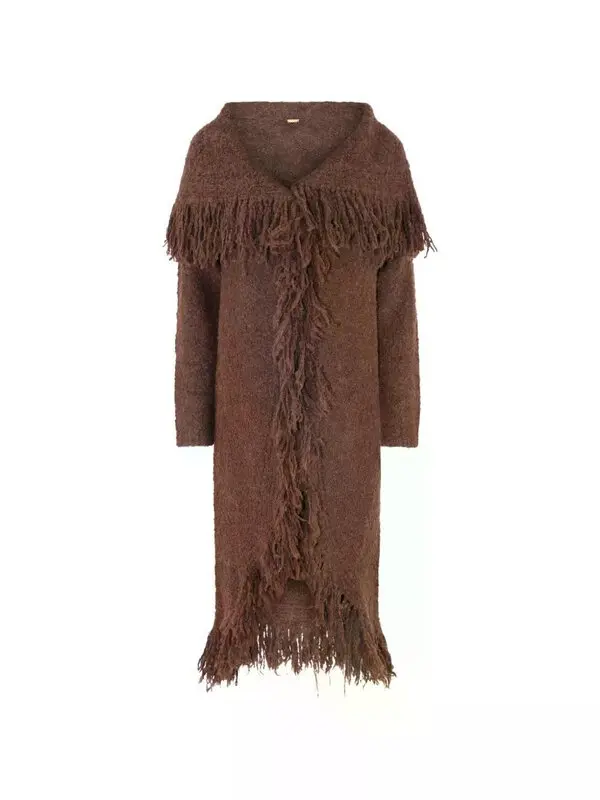 Cult Gaia Victoria Fringed Cardigan
