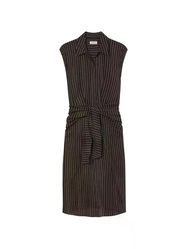 A.L.C. Emilia Striped Tie Mini Dress
