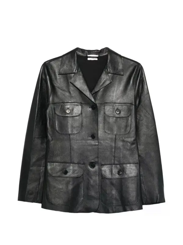 P.a.r.o.s.h Leather Jacket - Black