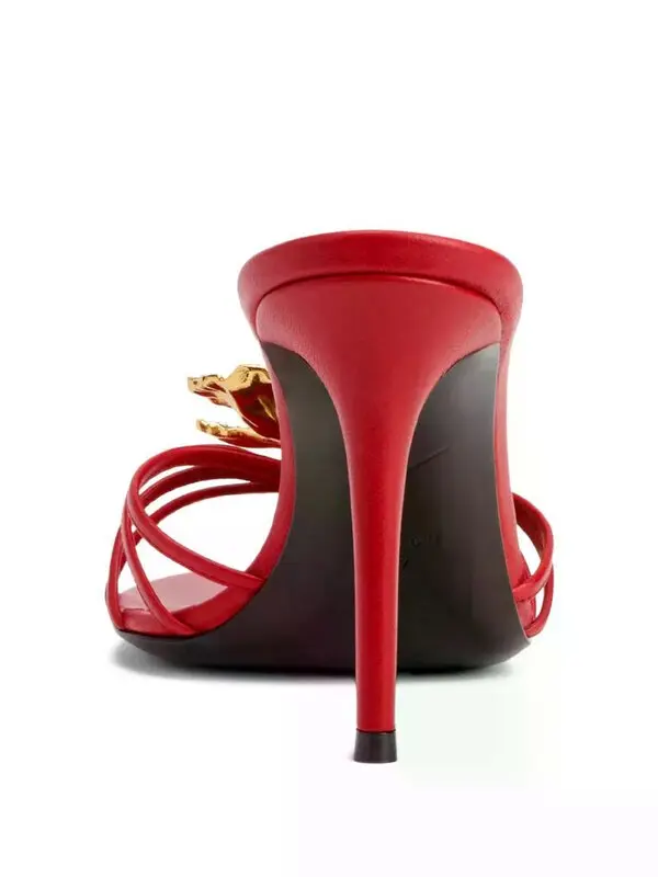 GIUSEPPE ZANOTTI Orchid Crystal Embellished Sandals