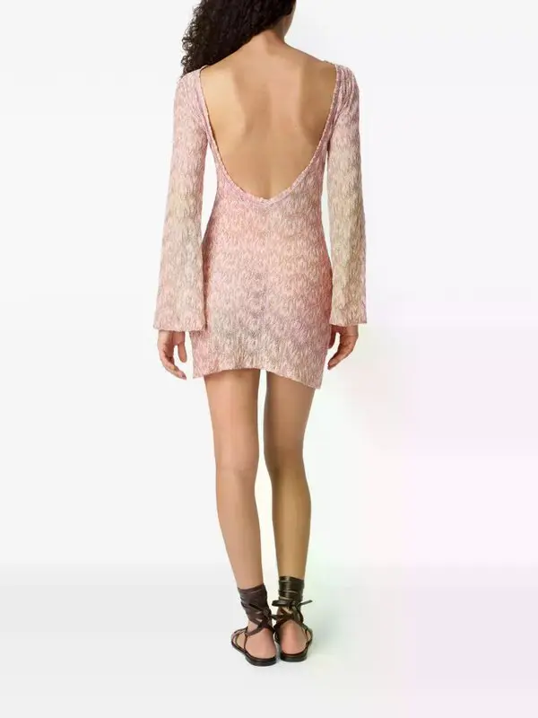 Missoni Long-sleeve Patterned Mini Dress