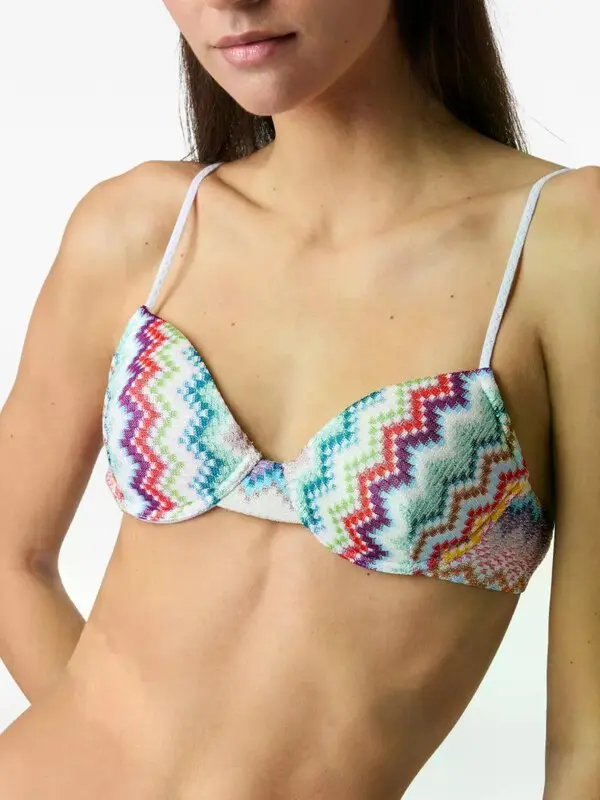 Missoni Zigzag Pattern Bikini Set
