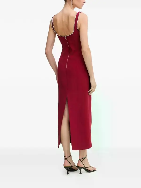 Bardot Embellished Trim Midi Dress
