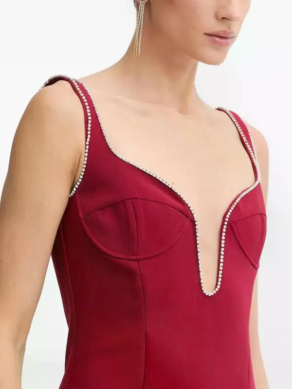Bardot Embellished Trim Midi Dress