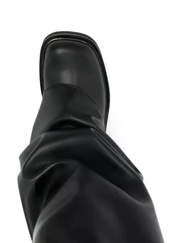 Attico Over-the-knee Round-toe Platform Boots