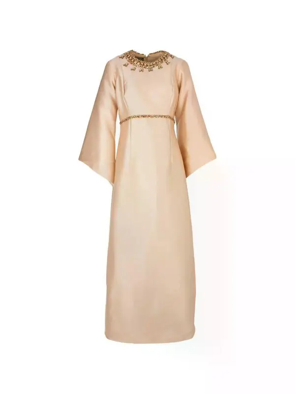 BARUNI Embellished Maxi Dress - Neutrals