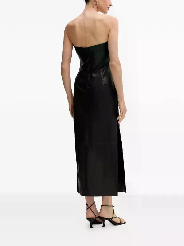 Bardot Strapless Cut-out Midi Dress