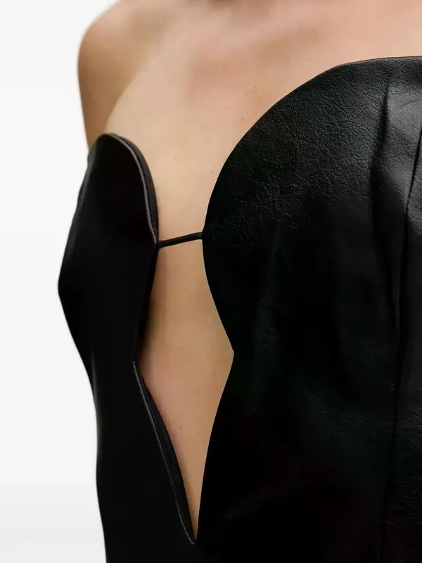 Bardot Strapless Cut-out Midi Dress