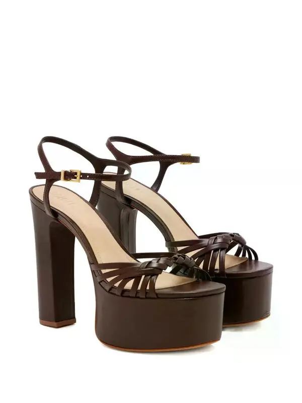Schutz Tara Braided Platform Sandals