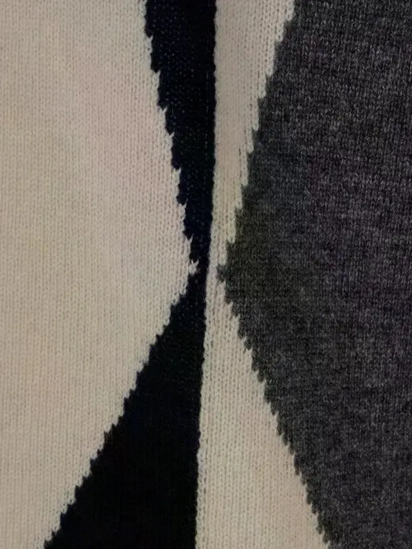 Emporio Armani Icon Geometric Pattern Pullover