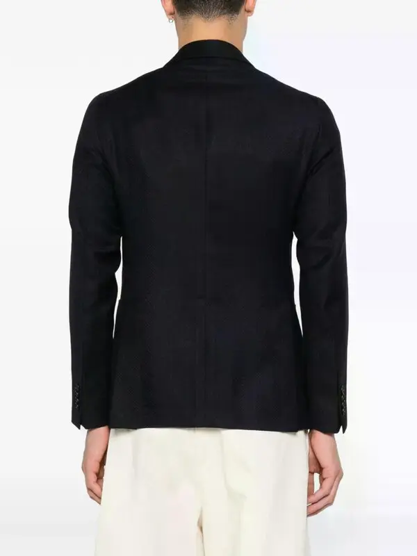 Tagliatore Double-breasted Herringbone Blazer