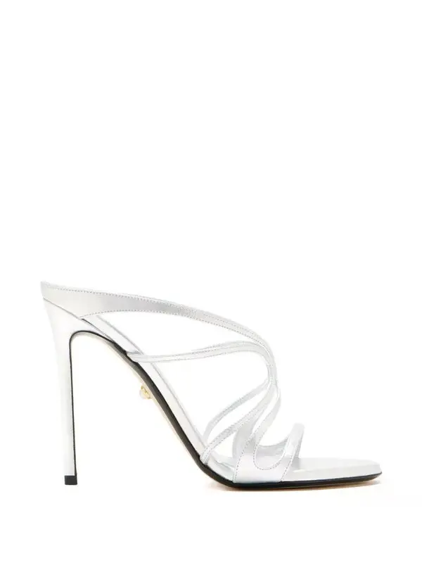 ALEVI MILANO Tone Stiletto Heeled Sandals - Silver