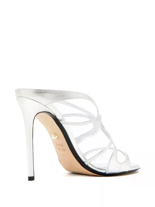 ALEVI MILANO Tone Stiletto Heeled Sandals - Silver