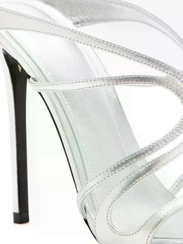 ALEVI MILANO Tone Stiletto Heeled Sandals - Silver