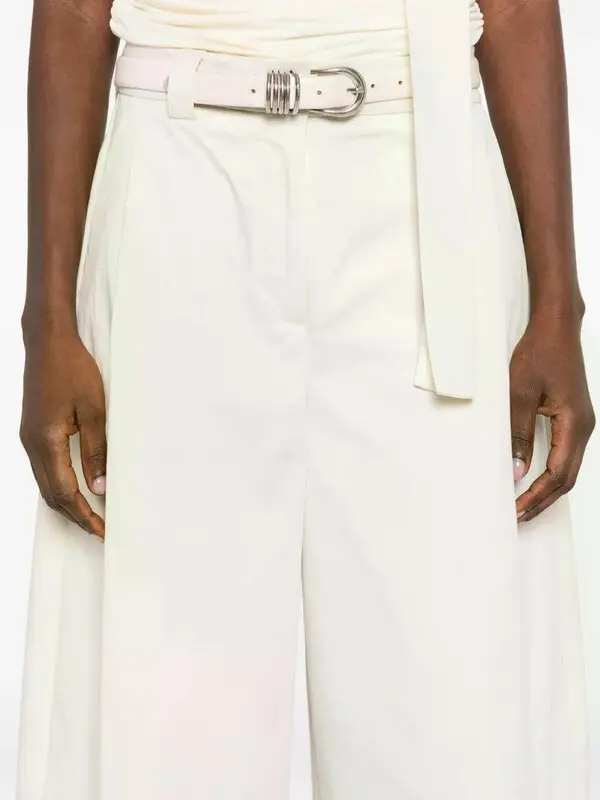 THELATEST Dakota Pleated-front Tailored Shorts - Neutrals