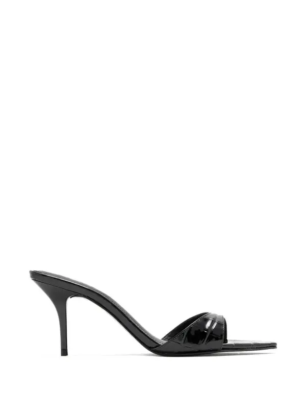 Schutz Elodie Croc-effect Heeled Sandals