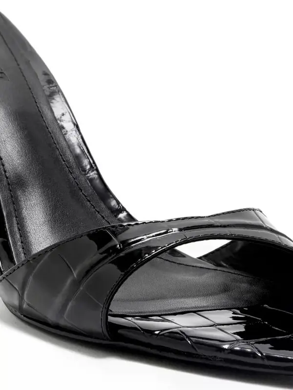 Schutz Elodie Croc-effect Heeled Sandals