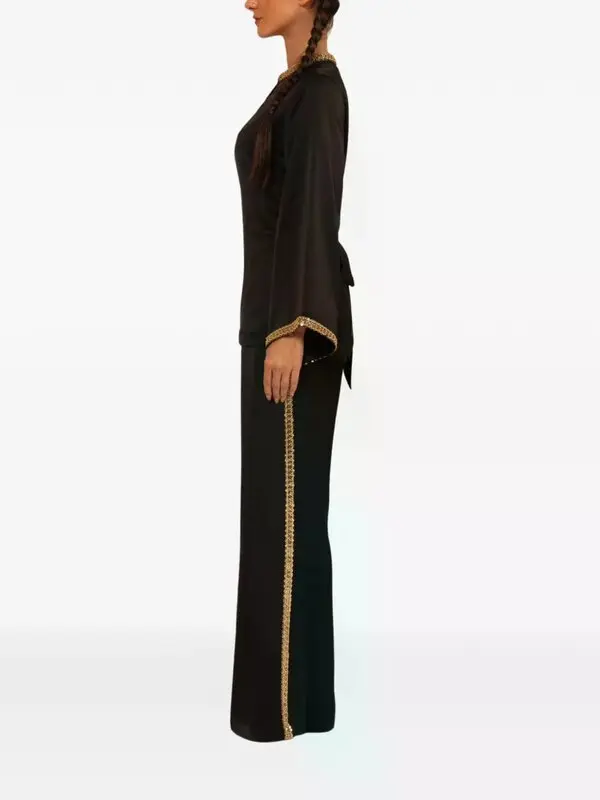 BARUNI Samar Flared-sleeve Jumpsuit With Belt