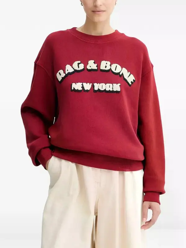 Rag & Bone Appliqué Crewneck Sweatshirt