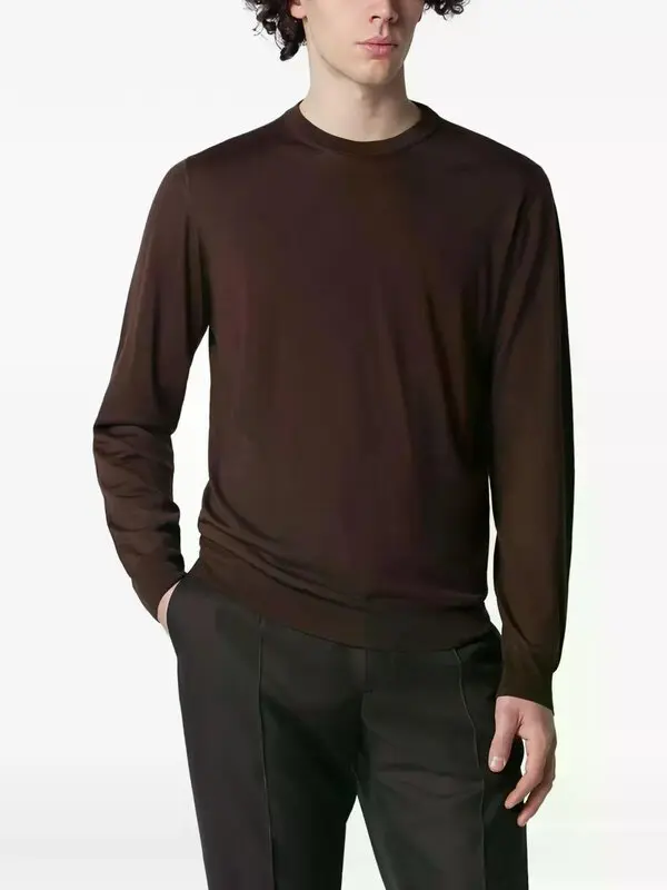 DRUMOHR Crew Neck Fine Knit Sweater
