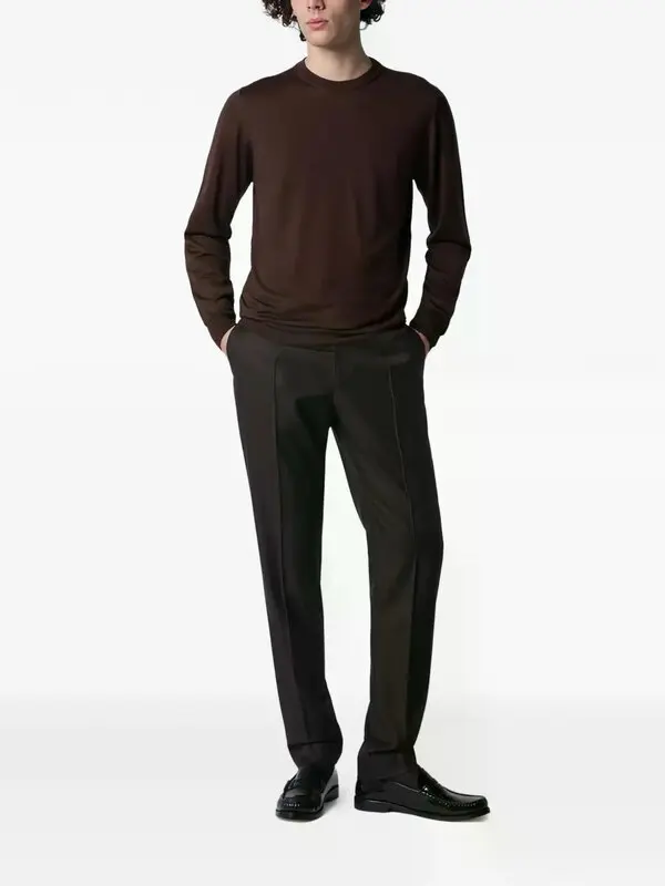 DRUMOHR Crew Neck Fine Knit Sweater