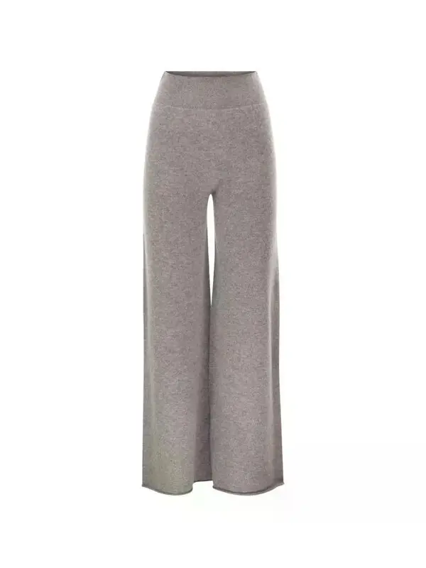 VANISE Cashmere Wide Leg Palazzo Pants