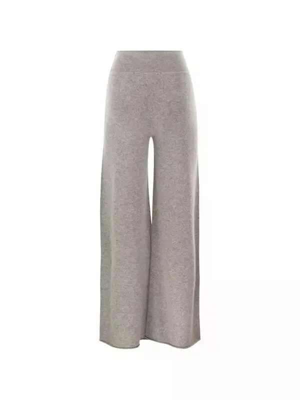 VANISE Cashmere Wide Leg Palazzo Pants